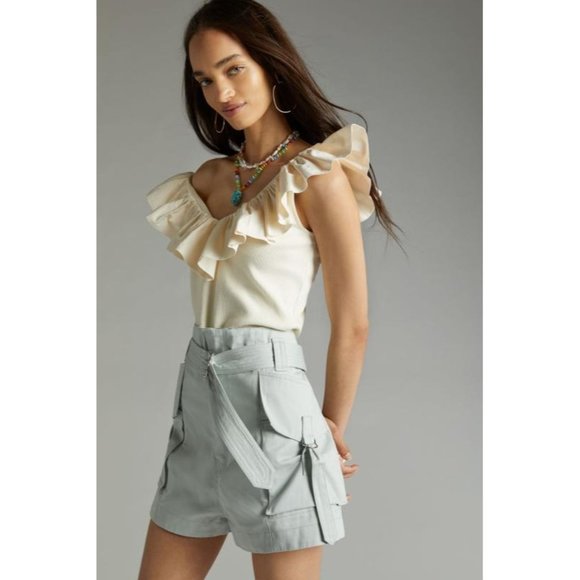 Anthropologie | Shorts | Anthropologie Magali Pascal Belted Utility ...